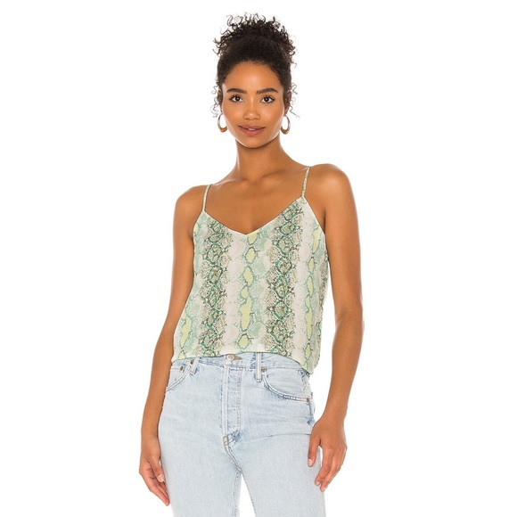 Equipment | Tops | New Equipment Layla Tank In Covert Green Snake ...